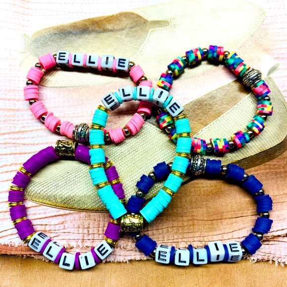 Handmade | Jewelry | Name Bracelets | Poshmark